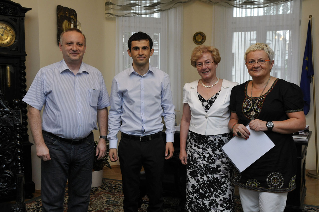 Gdański Uniwersytet Medyczny: Gość z Gruzji w GUMed